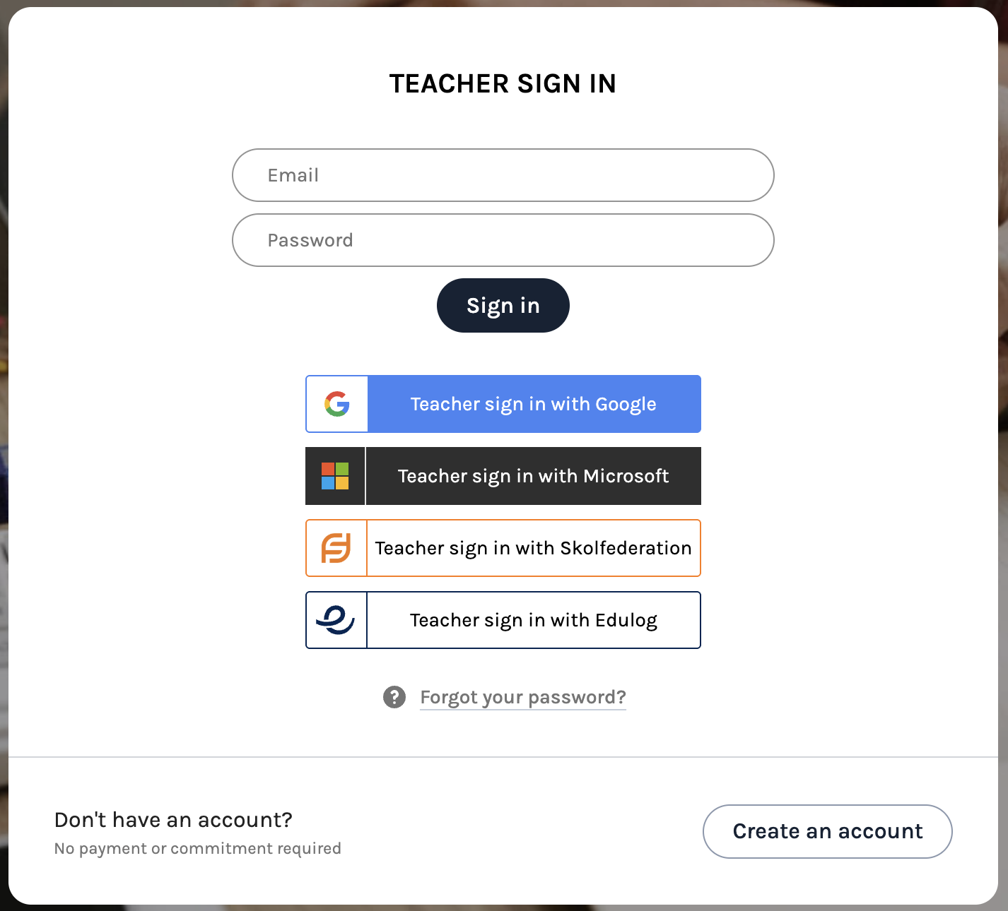 Logging in to Exam.net