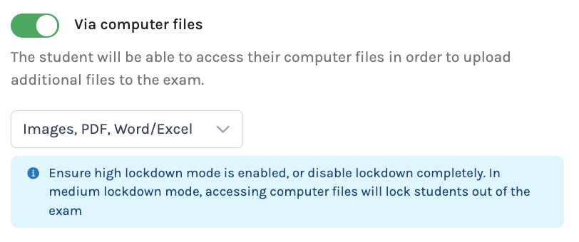Latest updates in Exam.net